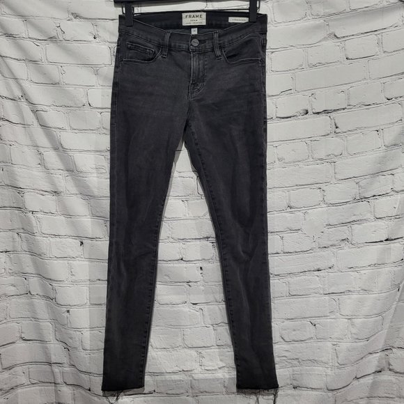 Frame Denim | Jeans | Frame Le Skinny De Jeanne Black Jeans | Poshmark